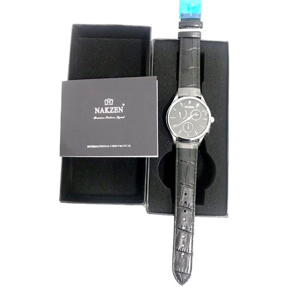 nakzen | Accessories | Nakzen Mens Quartz Watch Analog Display ...